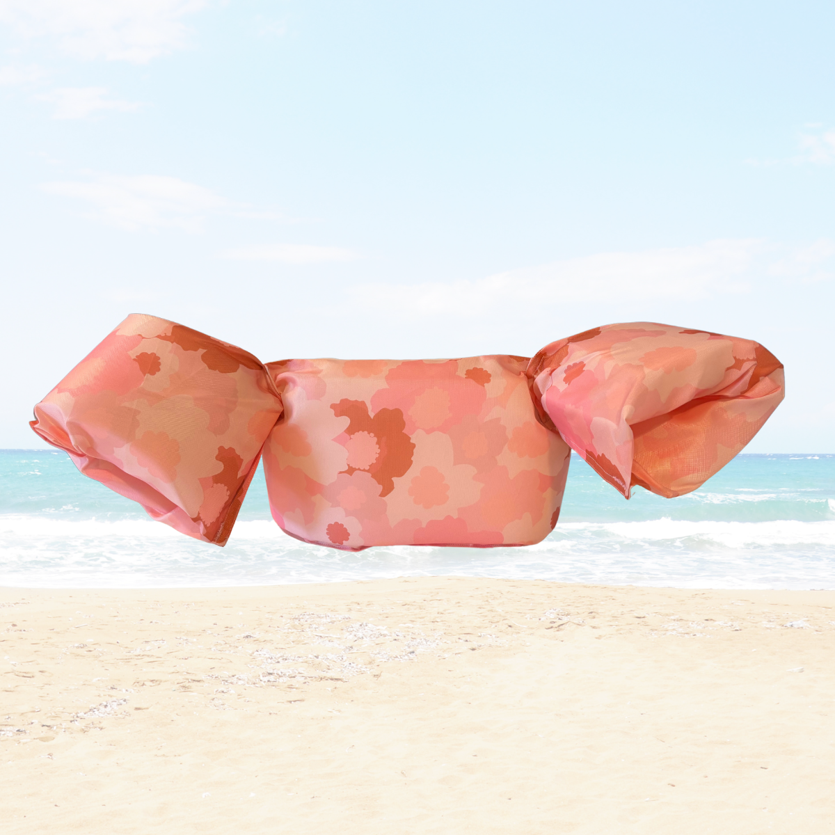 Water Wings – Blush Meadow Floral Print, Floaties | Sweet P Baby Co.