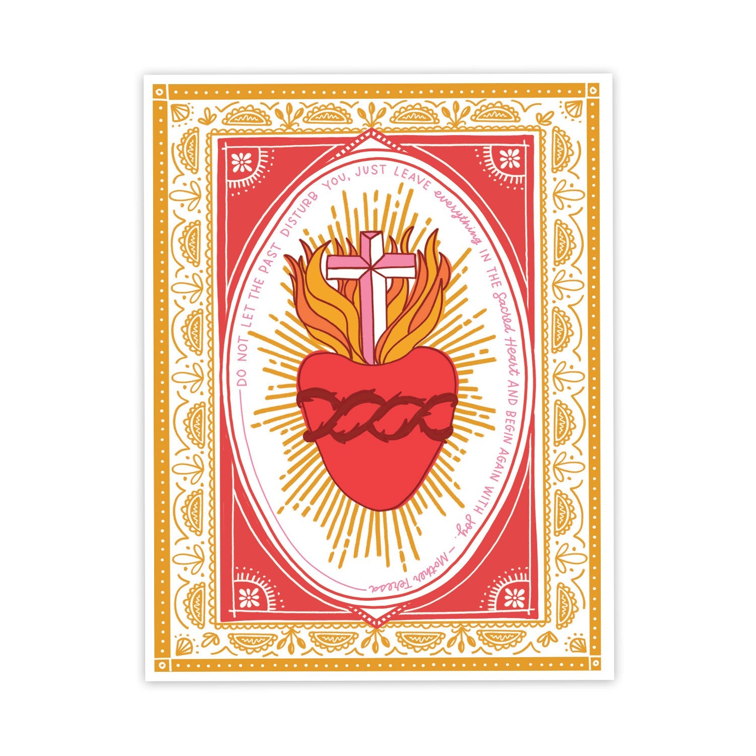 Catholic Family Crate Sacred Heart Of Jesus Cards – Set Of 8, Religious ...