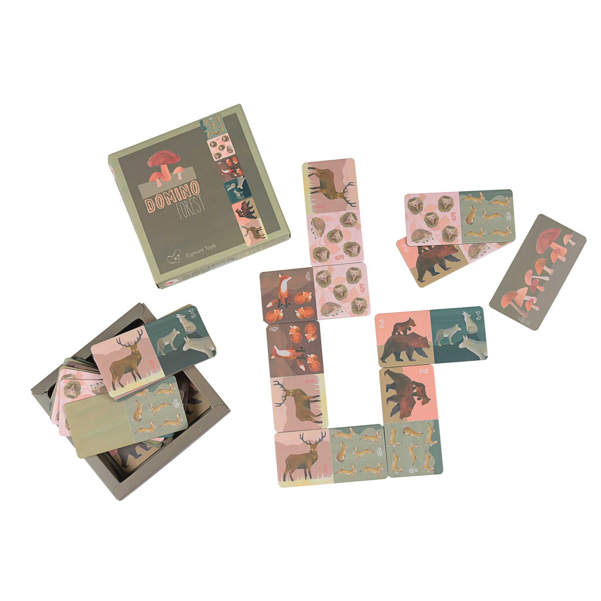Egmont Domino Forest Matching Game | Fun Animal Theme
