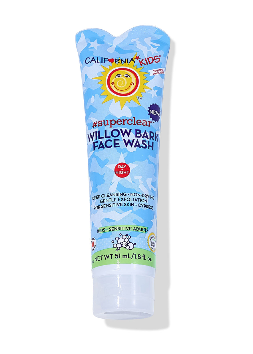 California Baby Superclear Willow Bark Face Wash | Gentle Cleanser