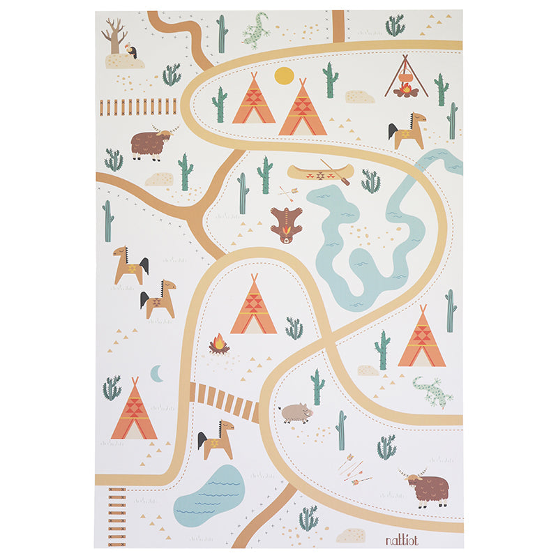 Nattiot Super Western Recyclable Vinyl Playmat