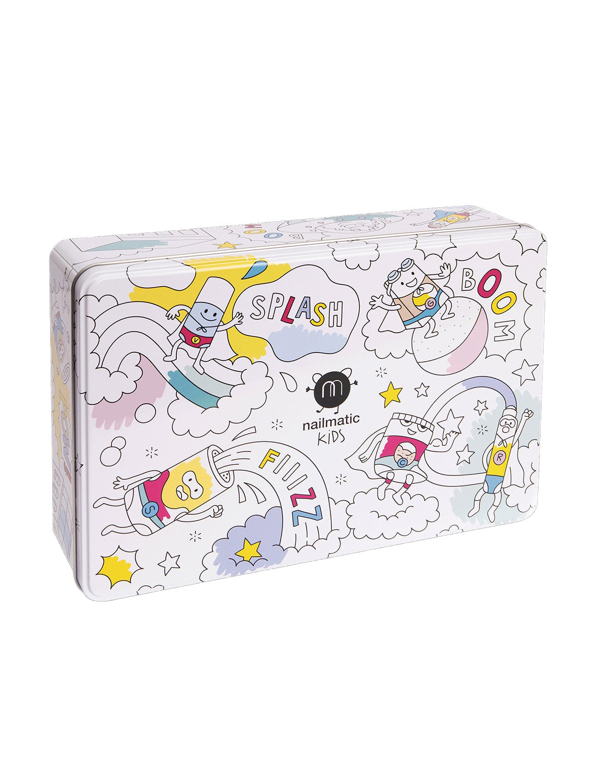 Kids Magic Box 1 – Colorful Cartoon Print Storage Tin | Nailmatic
