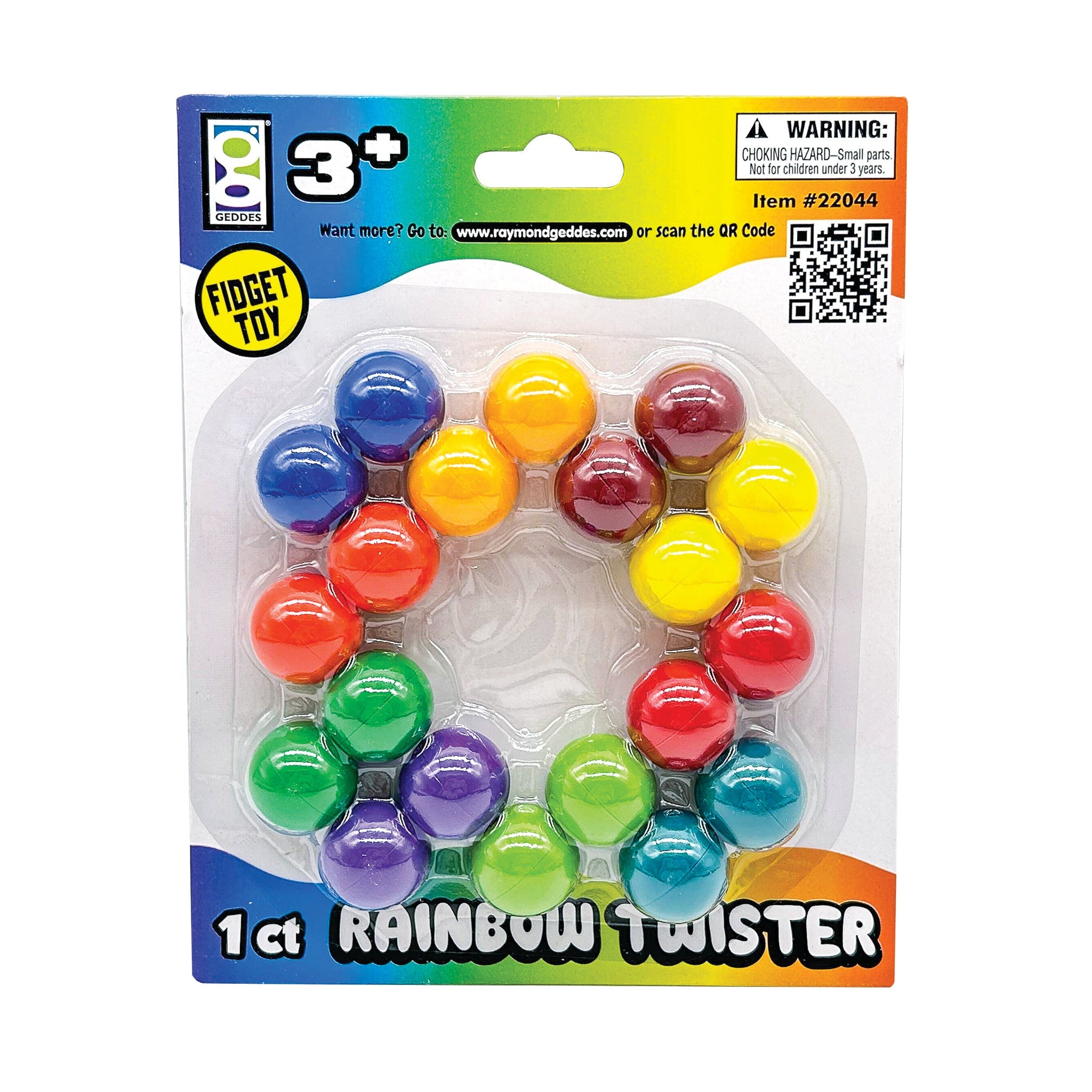 Rainbow Fidget Ring – Multicolor, Ages 3+ – Raymond Geddes