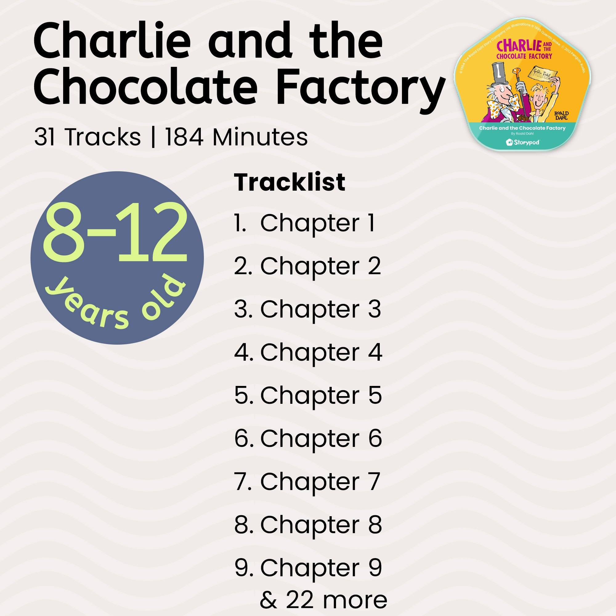 Storypod Audio Story – Charlie And The Chocolate Factory by Roald Dahl
