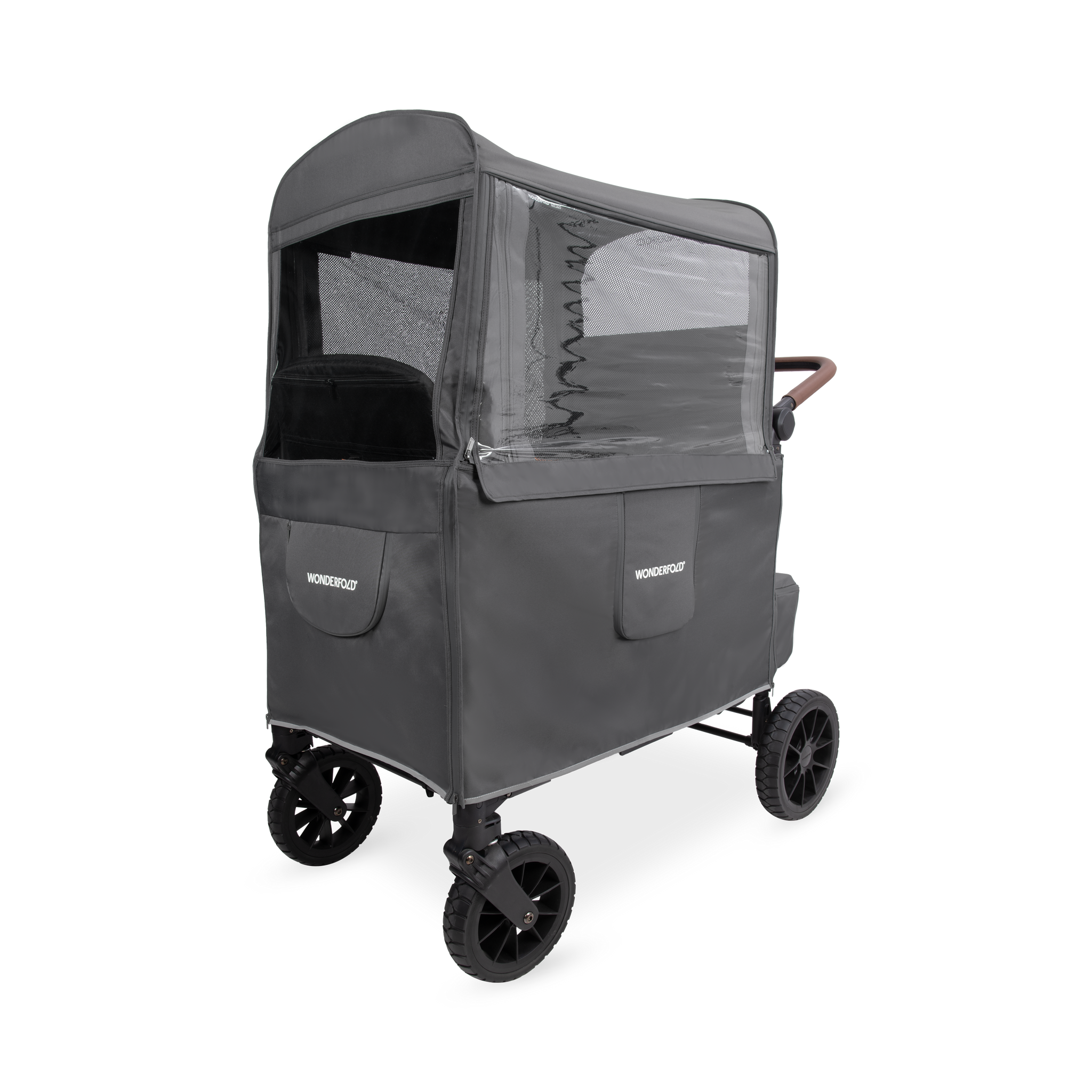 Wonderfold Wagon Weather Cover - Gray Protective Accessory