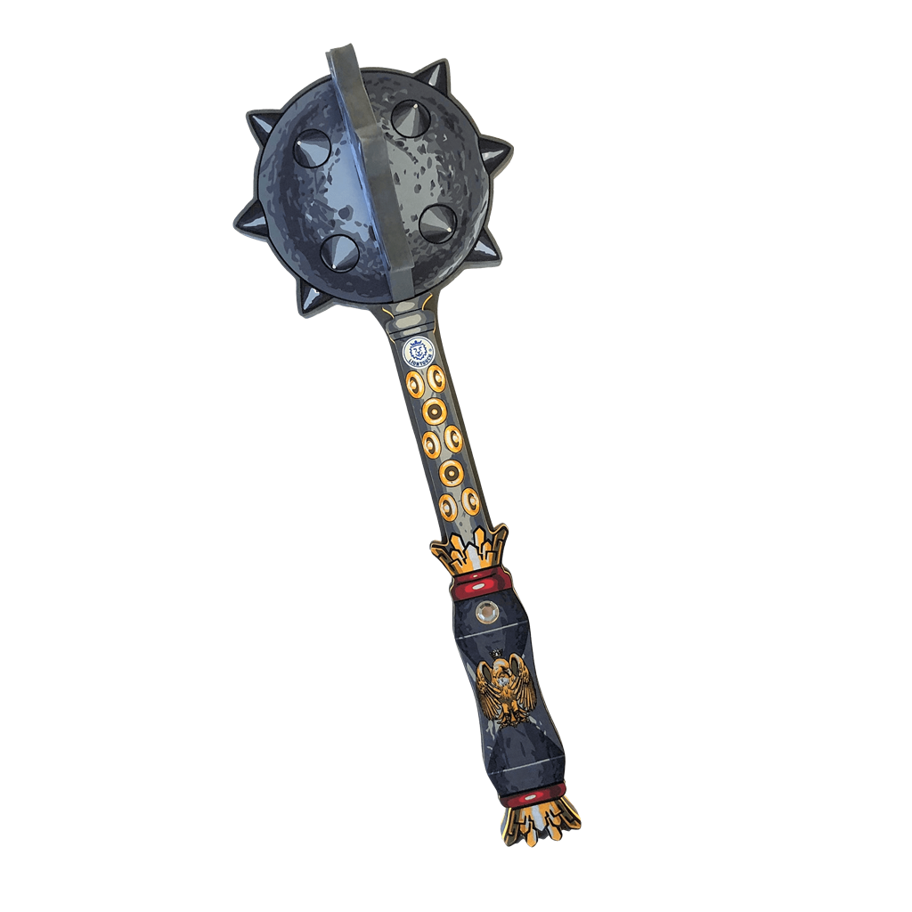 Liontouch Eagle Mace Toy | Black & Gold Play Weapon