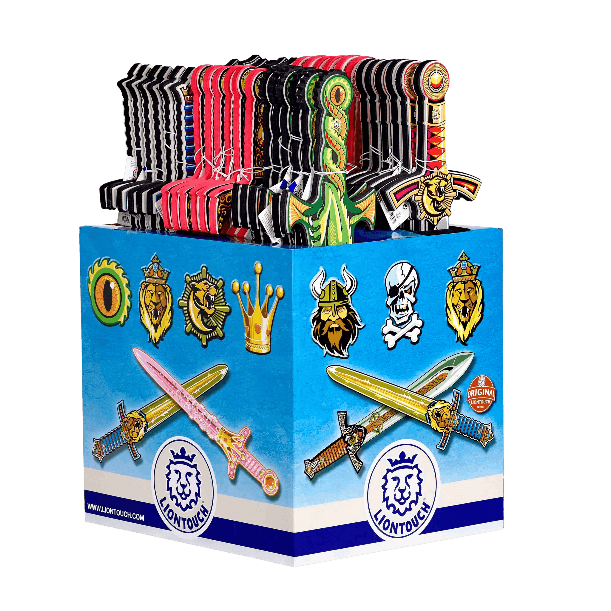 Foam Sword Set – 36 Pcs, Colorful Kids Toy Swords | Liontouch