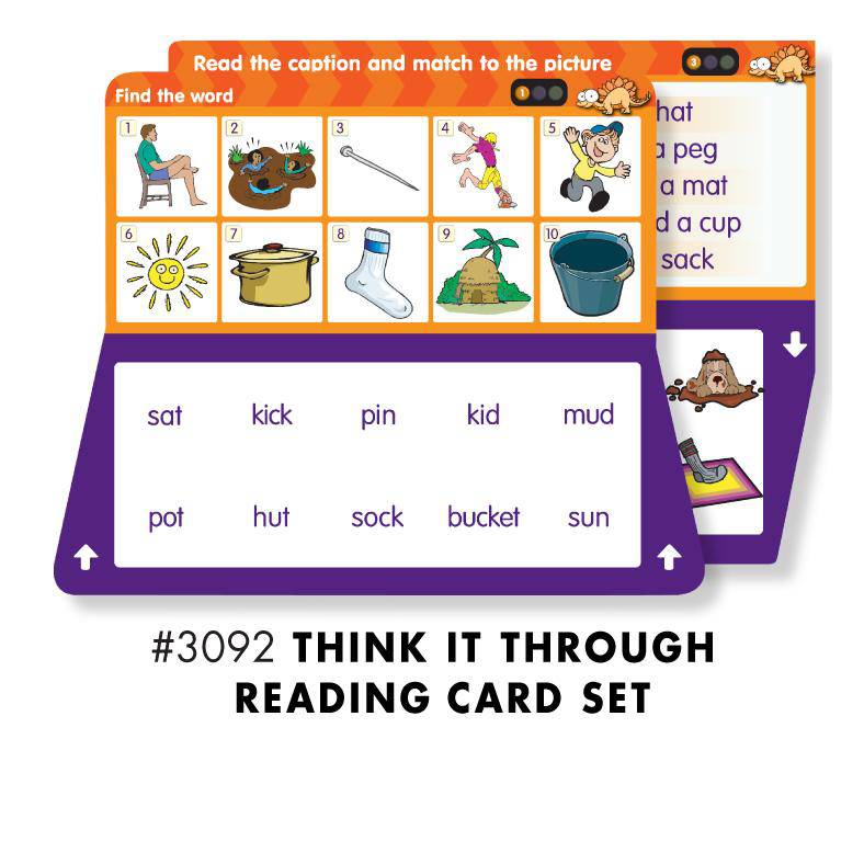 Discovery Toys Think It Through Reading Tiles Set – Educational Word ...