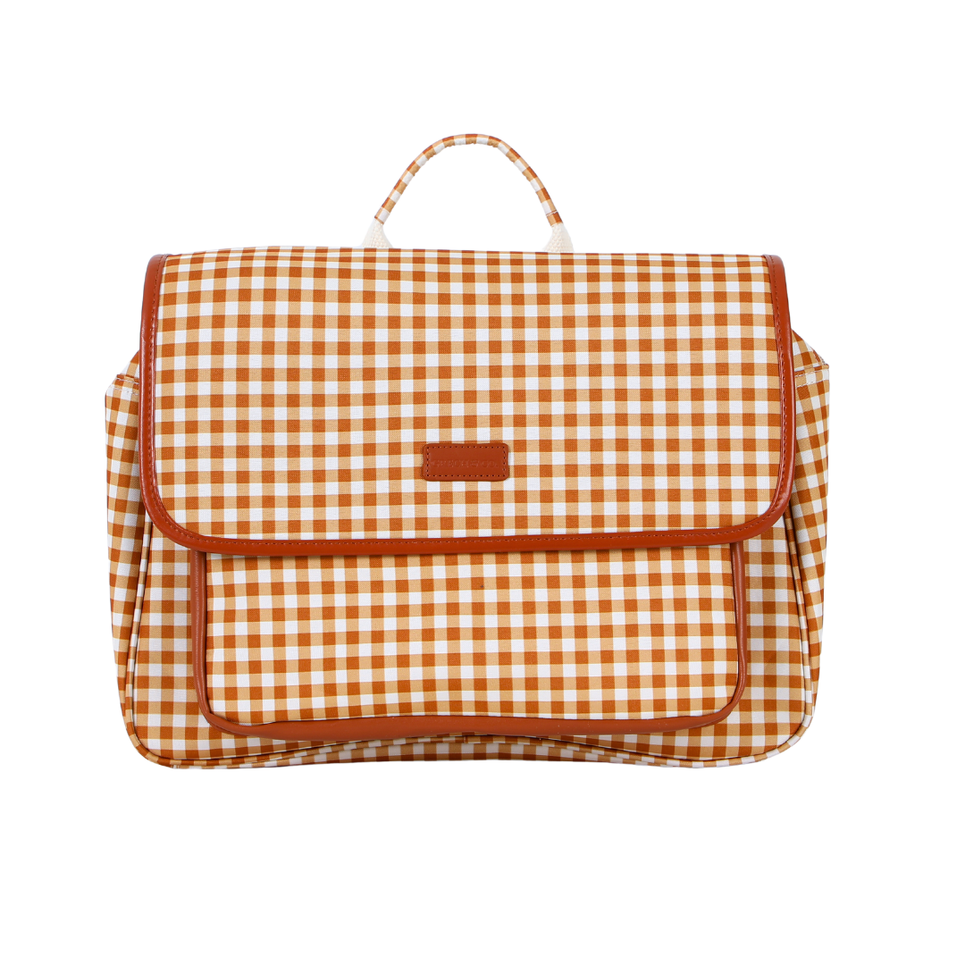Grech & Co. Sienna Gingham Satchel Backpack for Kids