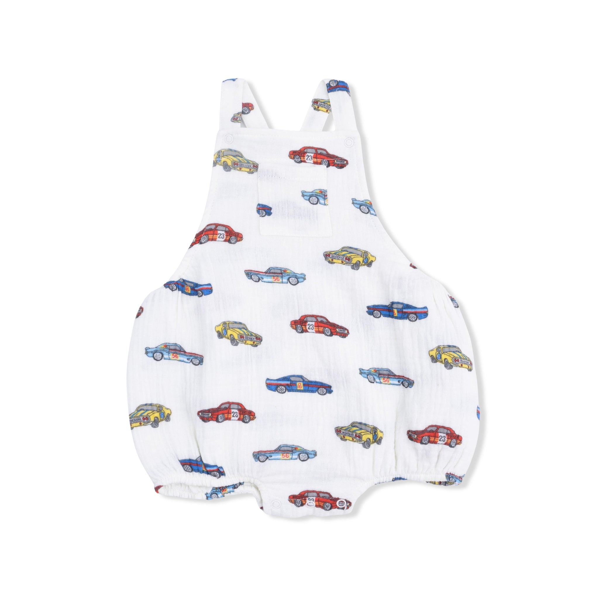 Angel Dear Race Cars Sunsuit - Baby One-Piece Outfit