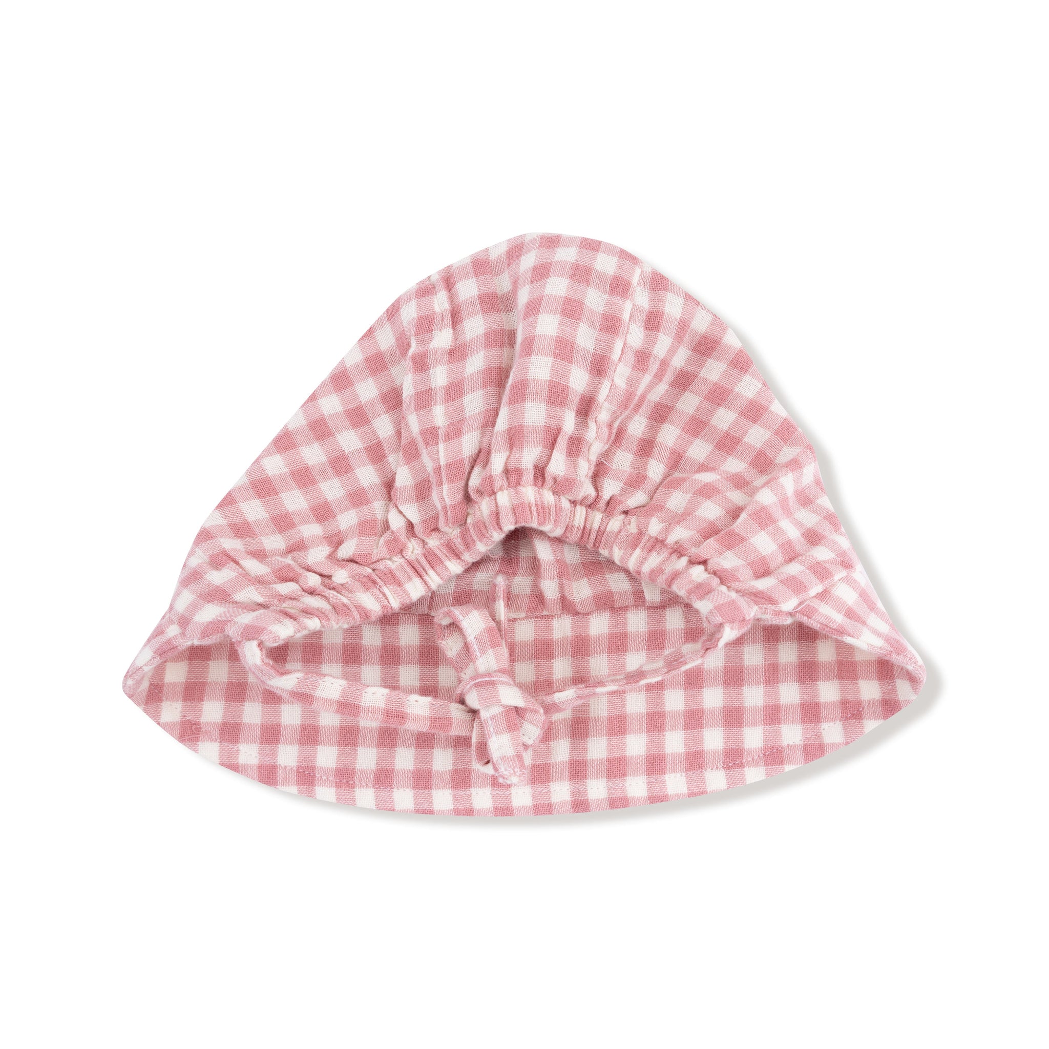 Angel Dear Pink Gingham Prairie Print Baby Bonnet - Classic Prairie ...