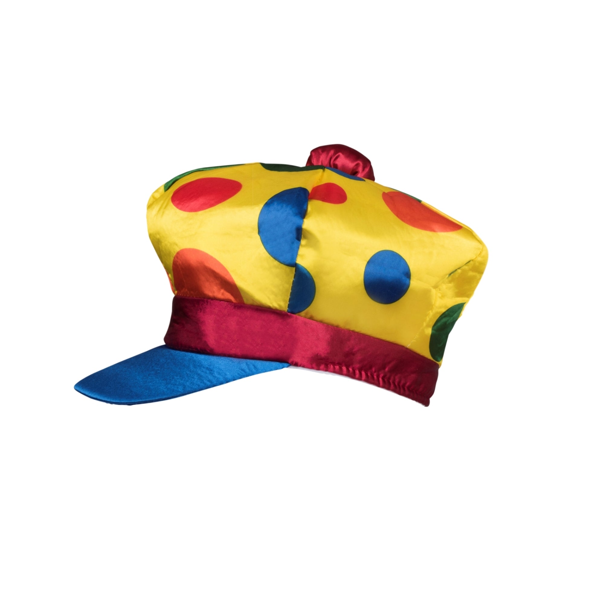 Dress Up America Clown Cap – Yellow Polka Dot Toddler Hat