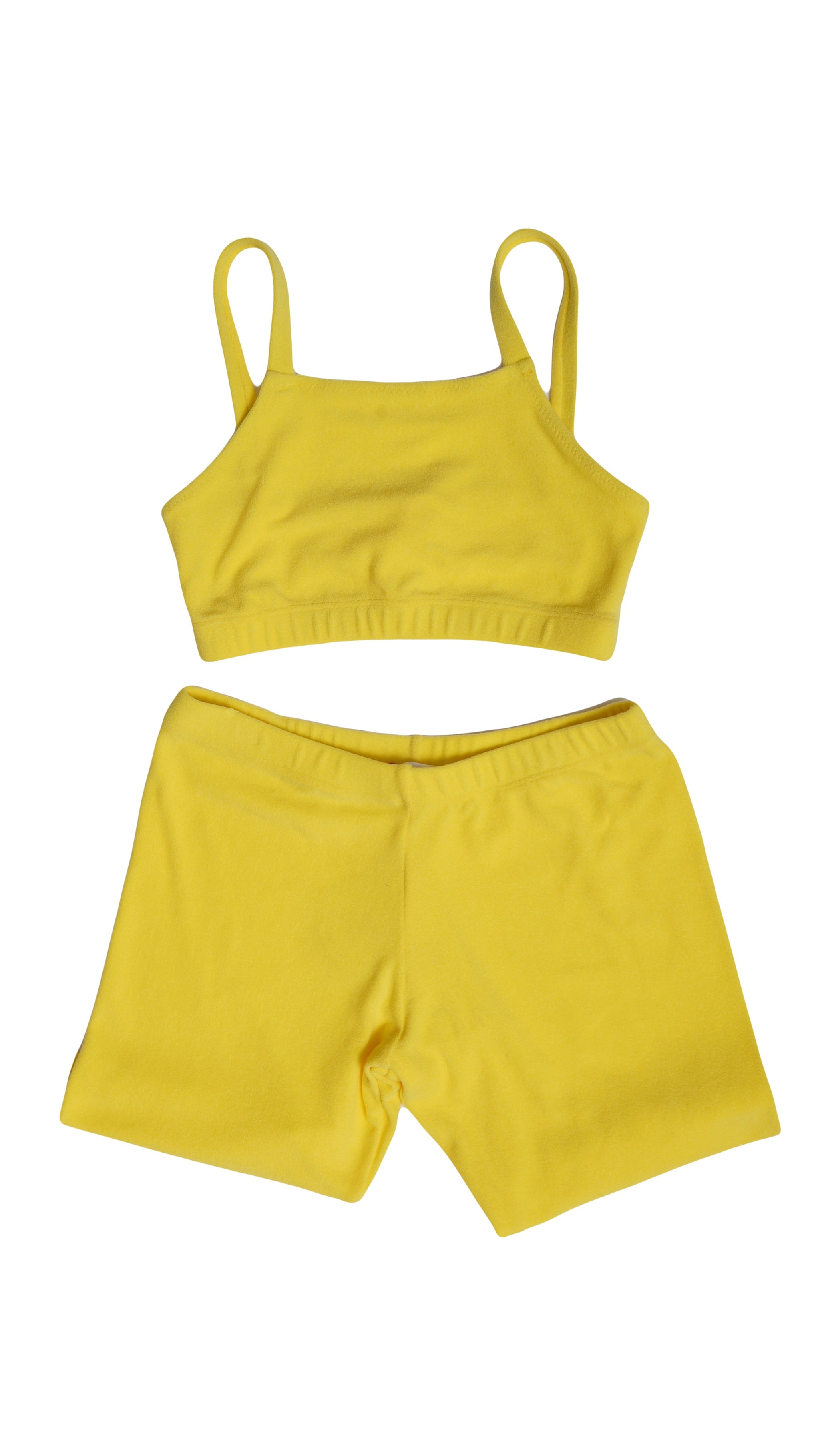 Terry Lemon Toddler Top & Shorts Set | Piccoli Principi Swimwear
