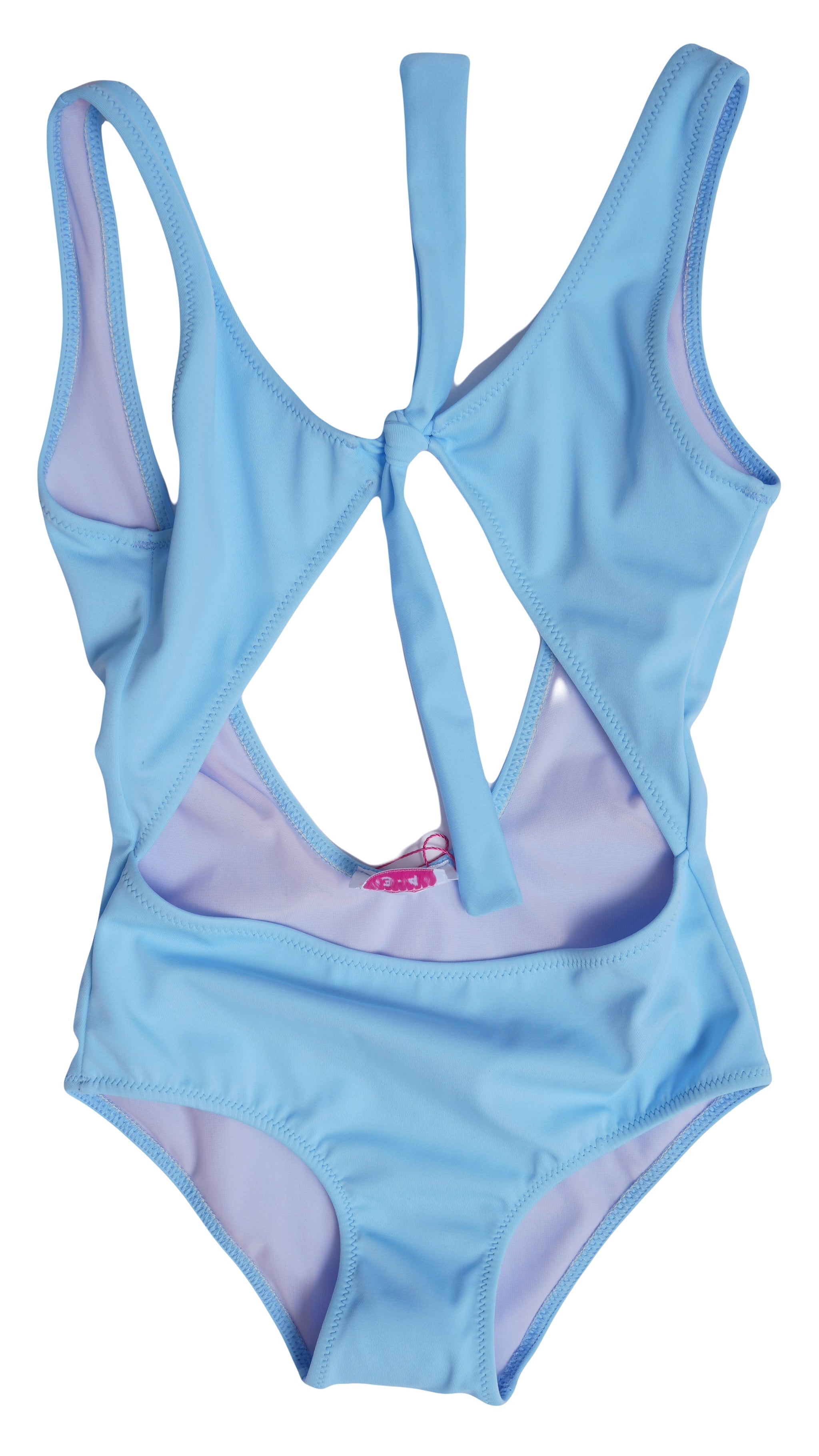 Baby One Piece – Light Blue, Tie Back | Piccoli Principi Swimwear