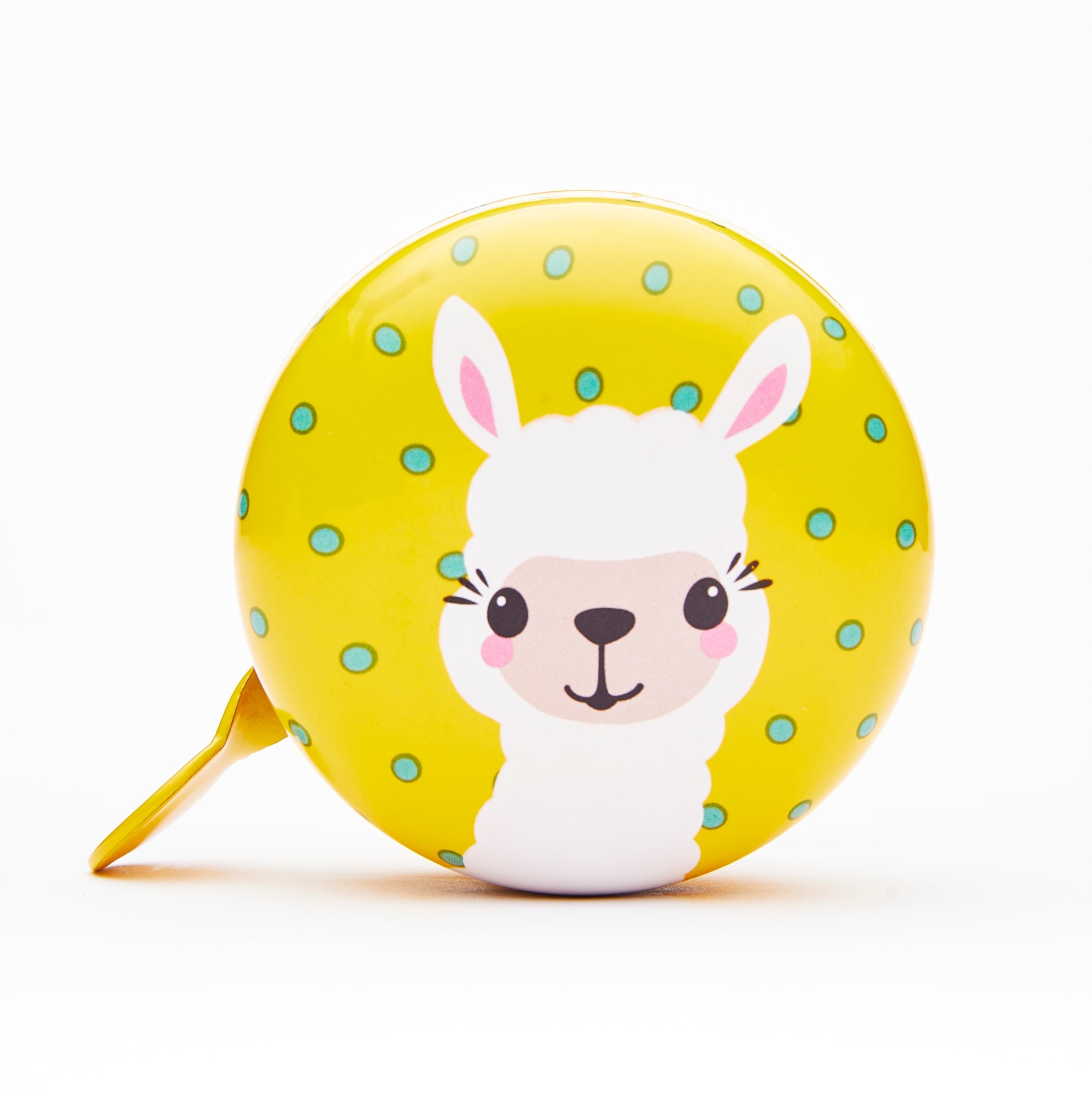 Cute Alpaca Bike Bell - Fun Yellow Decor