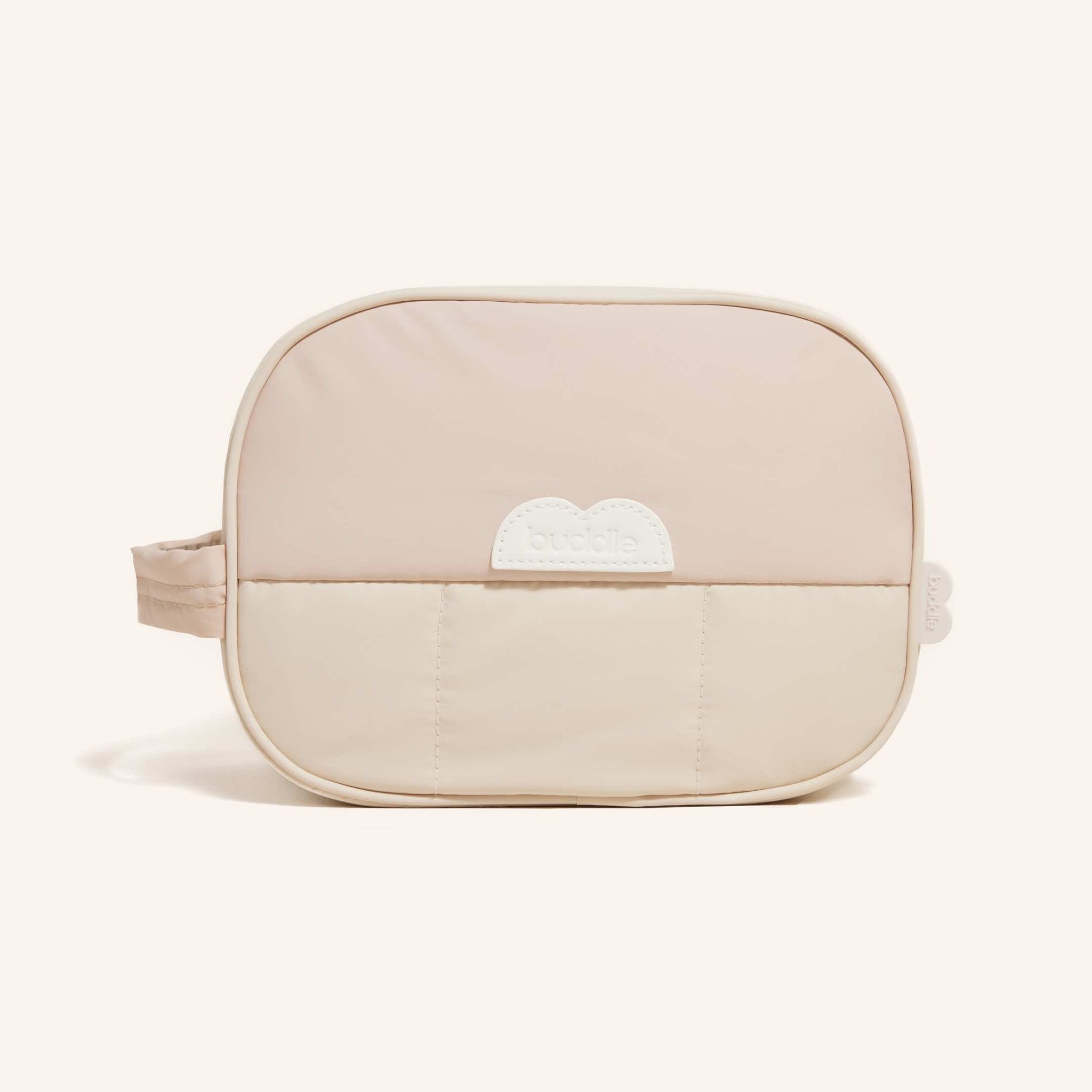 Buddle Skincare Bum Bag – Beige, Compact Baby Essentials Pouch