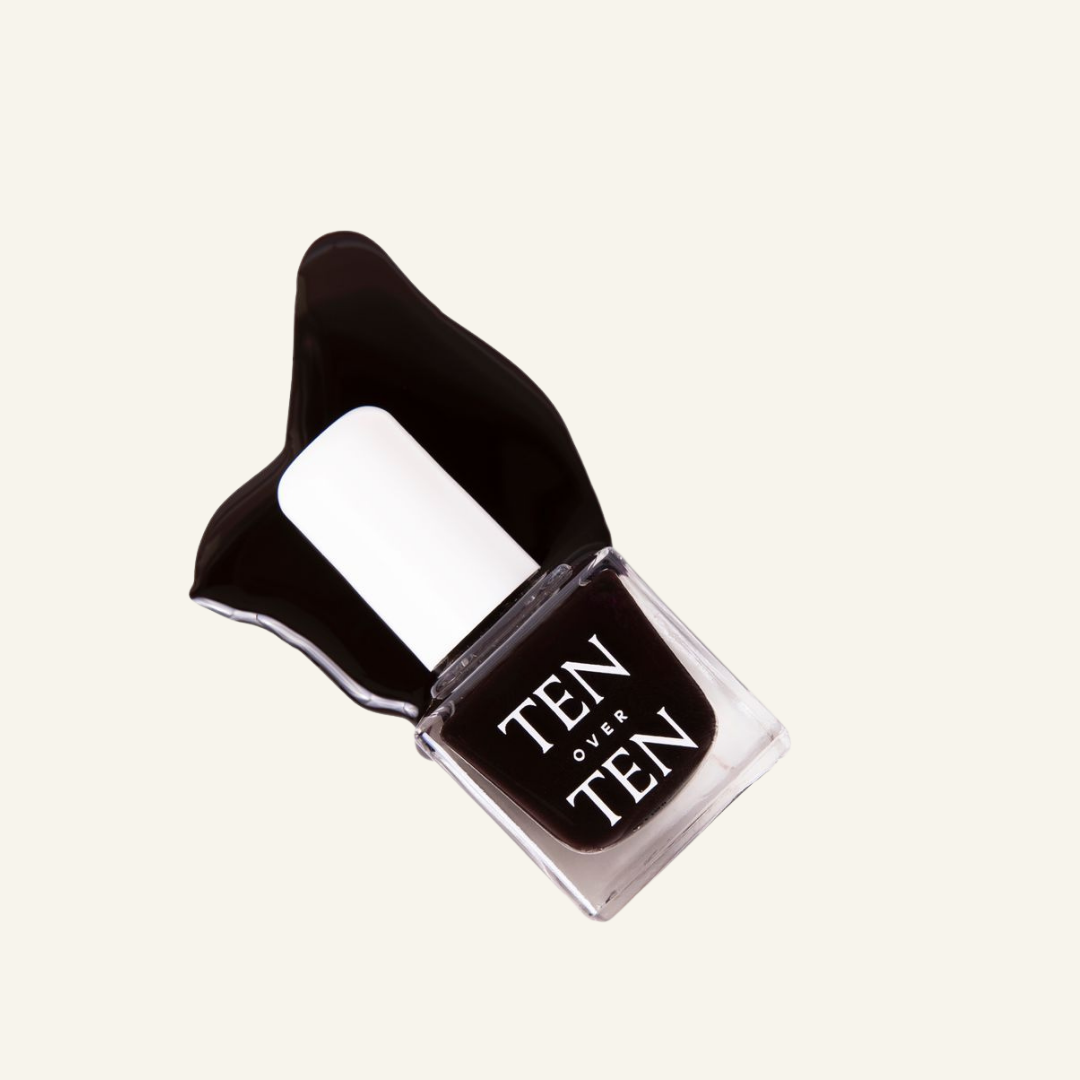 Tenoverten Church Nail Polish | Black Color | Non-Toxic