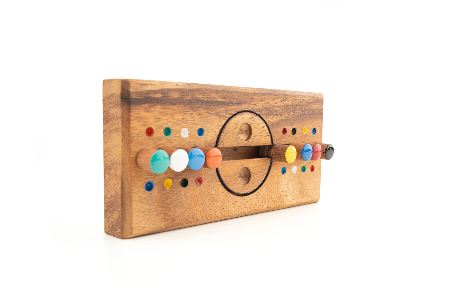 Kids Wooden Code Breaking Puzzle, Multicolor Pegs – Kubiya Games