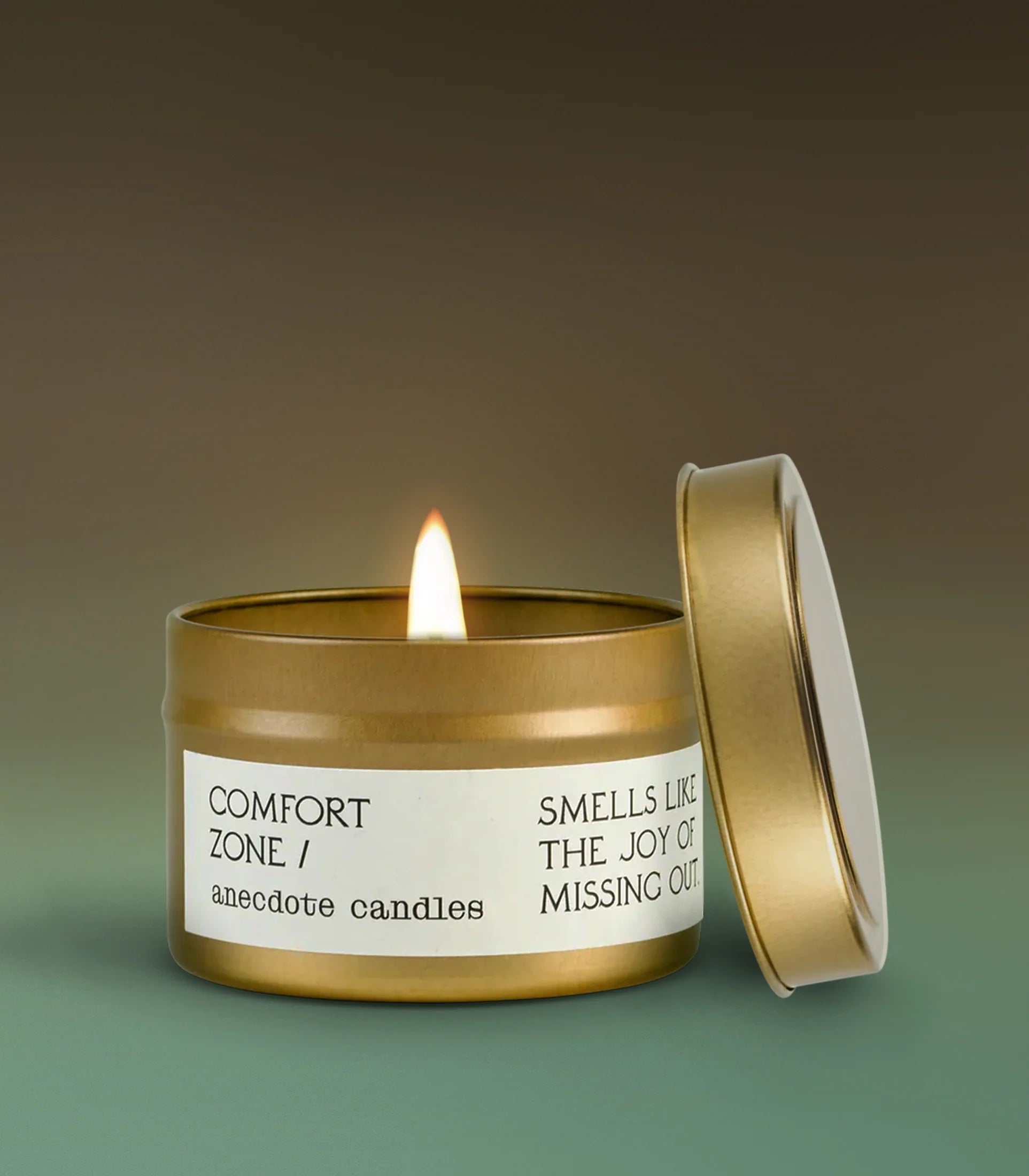Comfort Zone Candle – Coffee & Cedarwood, Teal – Anecdote Candles
