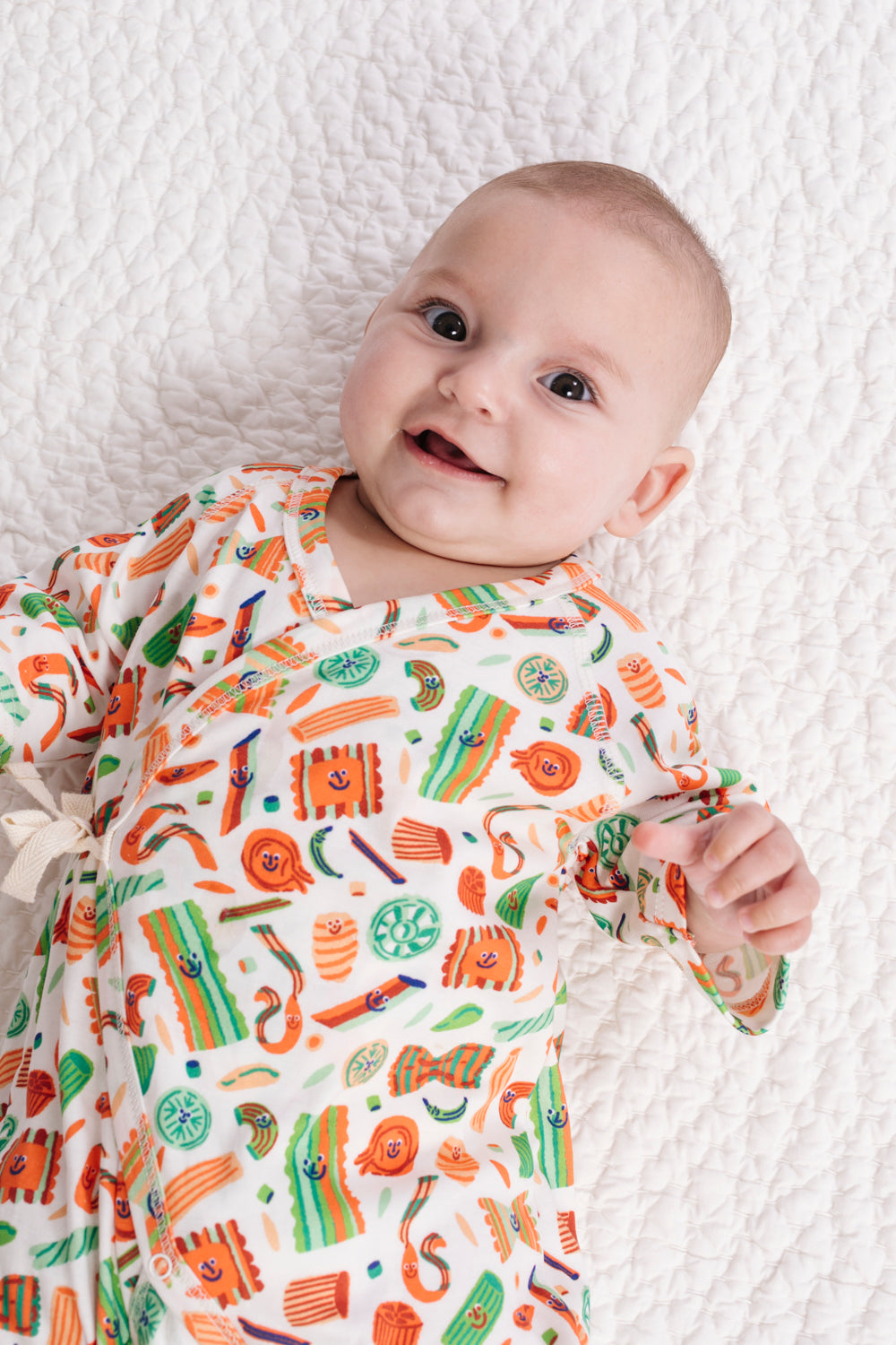Pasta Festa Baby Kimono Onesie | Dodo Banana