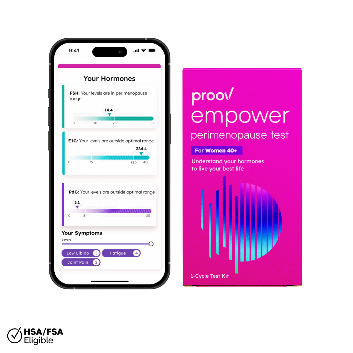 Proov Empower Hormone Tracker Test Kit for Women 40+