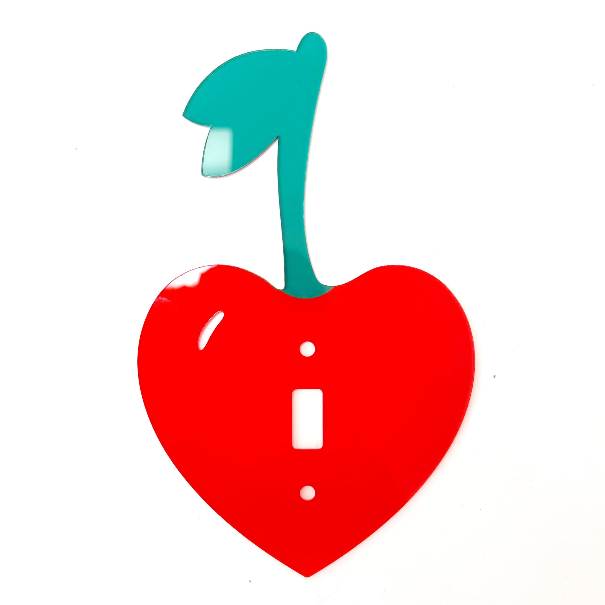 Kailo Chic Cherry Light Switch Plate - Fun Red Design