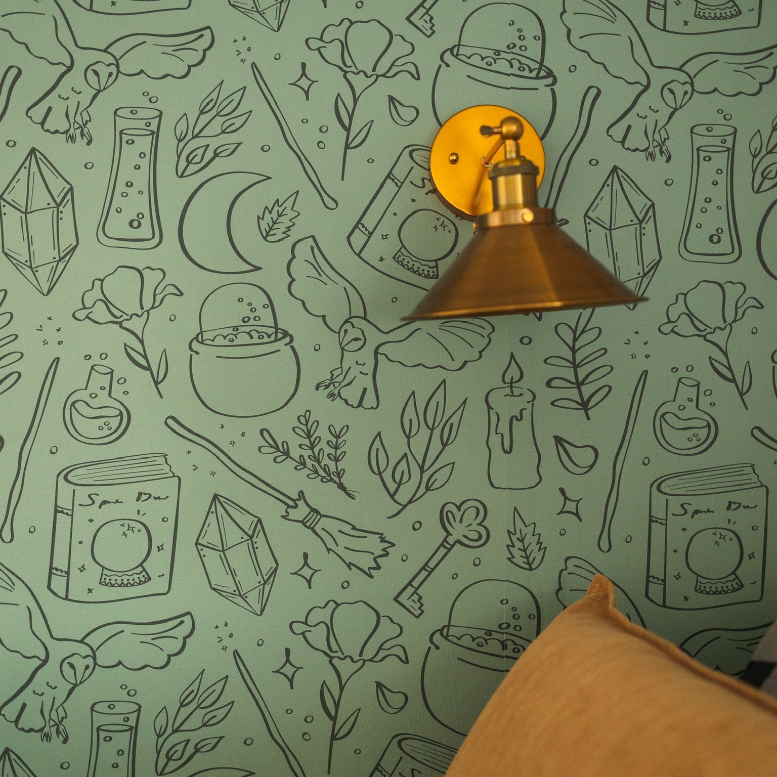 Hedwig Wallpaper with Whimsical Doodles | Loomwell Home Goods
