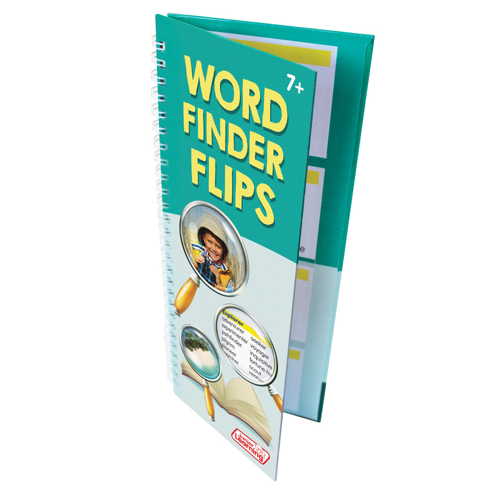 Spiral Word Finder Flips Book - Teal Cover - Junior Learning USA