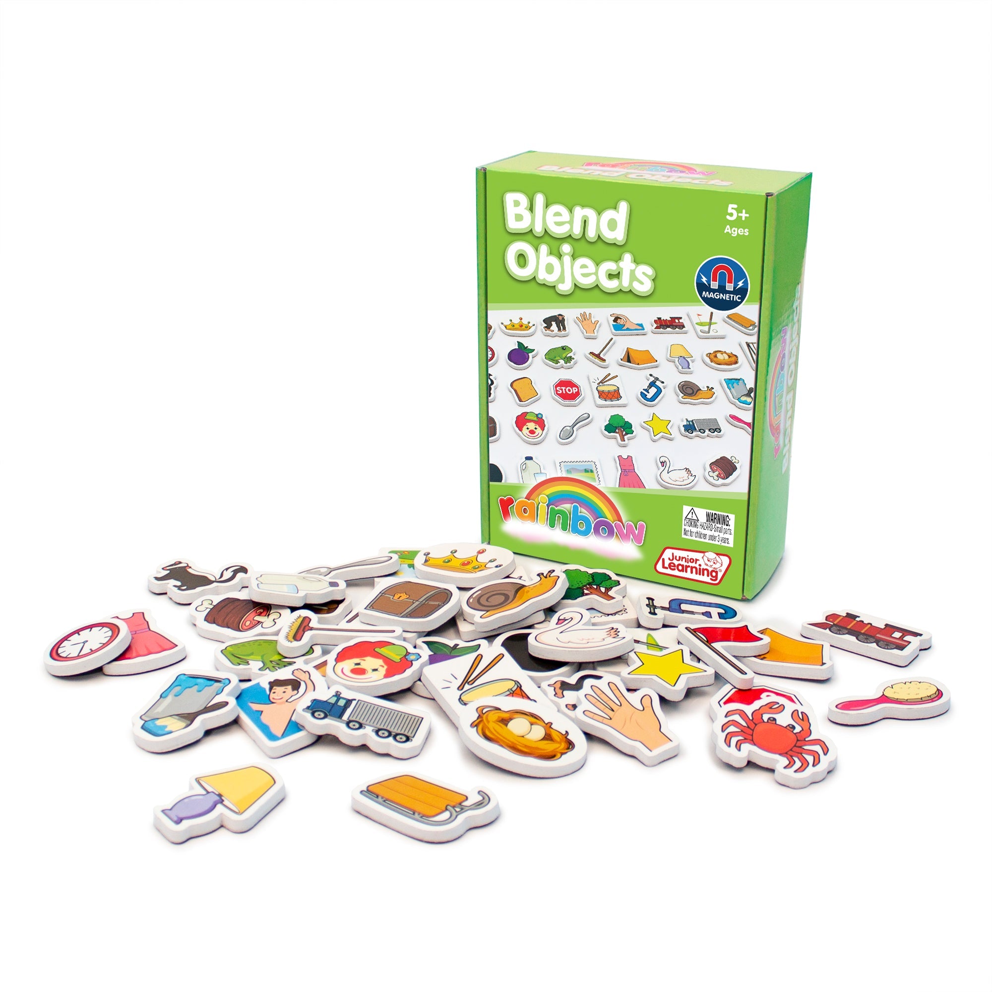 Magnetic Rainbow Blend Objects for Learning Play