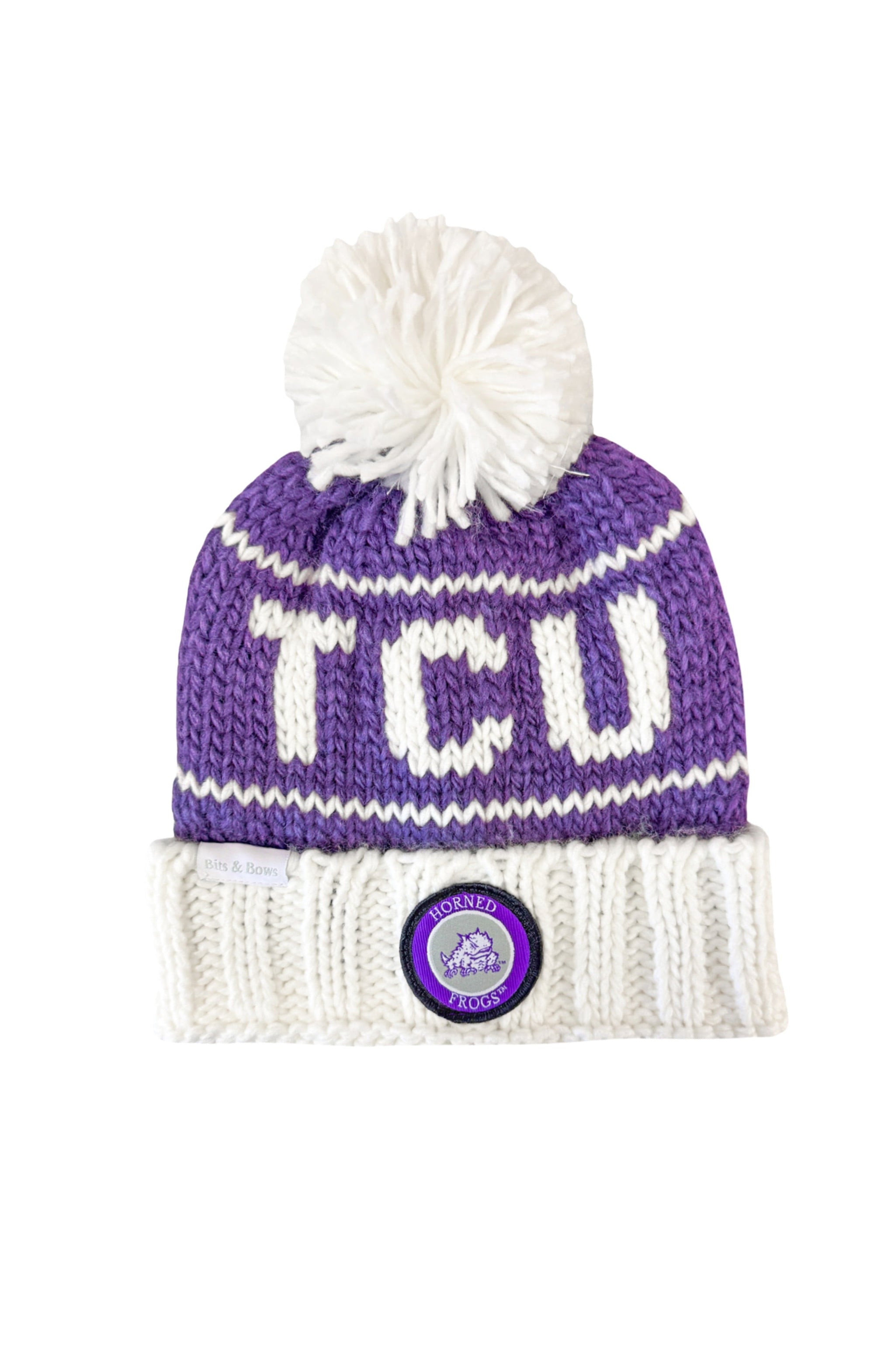 TCU Horned Frogs Bobble Hat for Kids | Bits & Bows