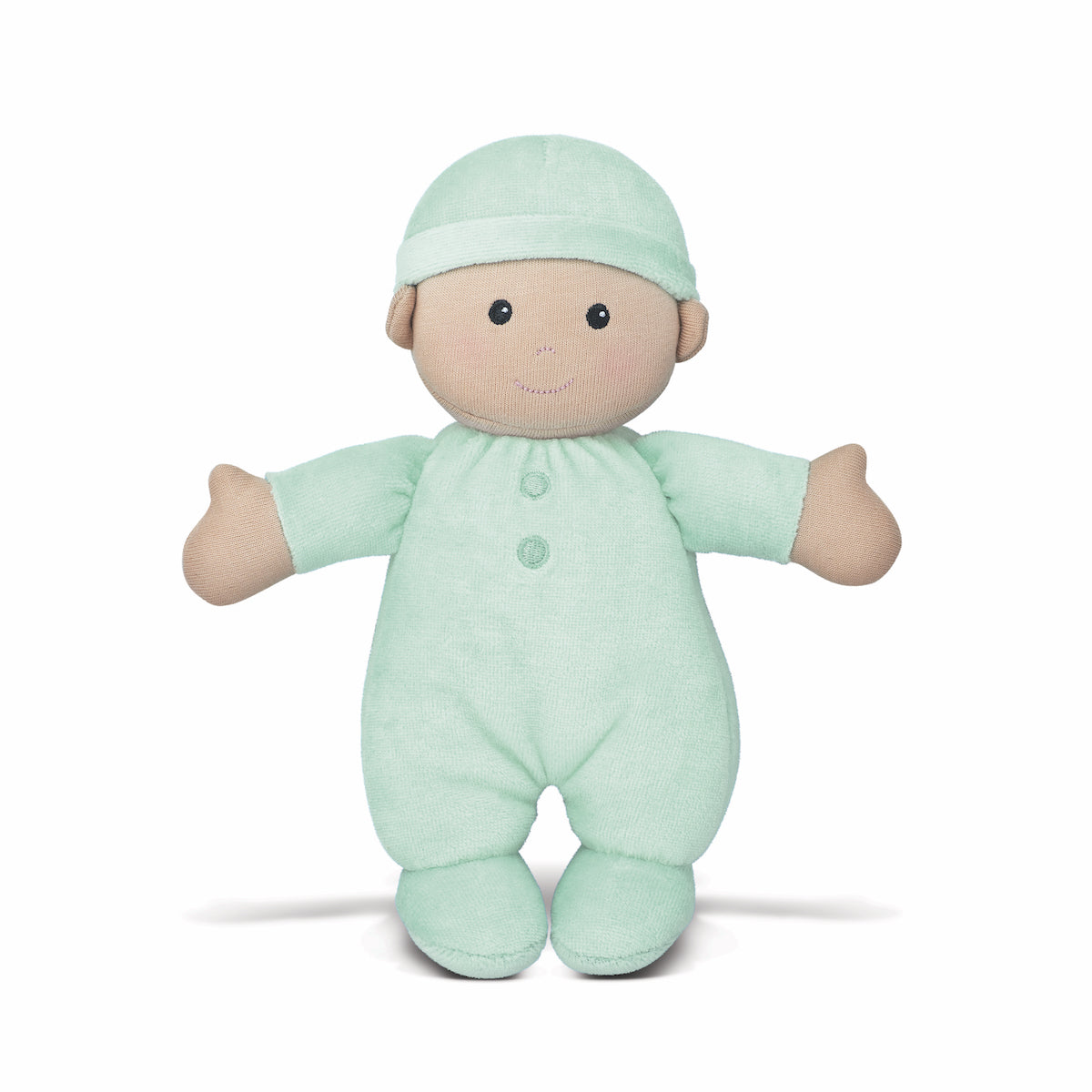 Mint First Baby Doll | Apple Park Organic Plush Toy