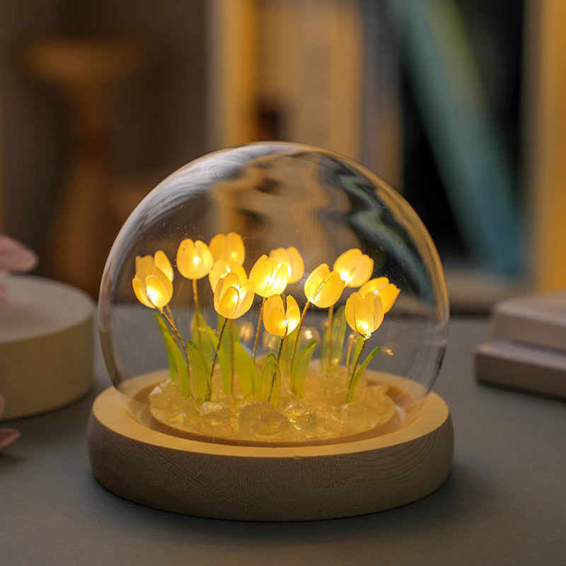 Kitsville Tulip Led Light - Yellow | Light-Up Nursery Decor