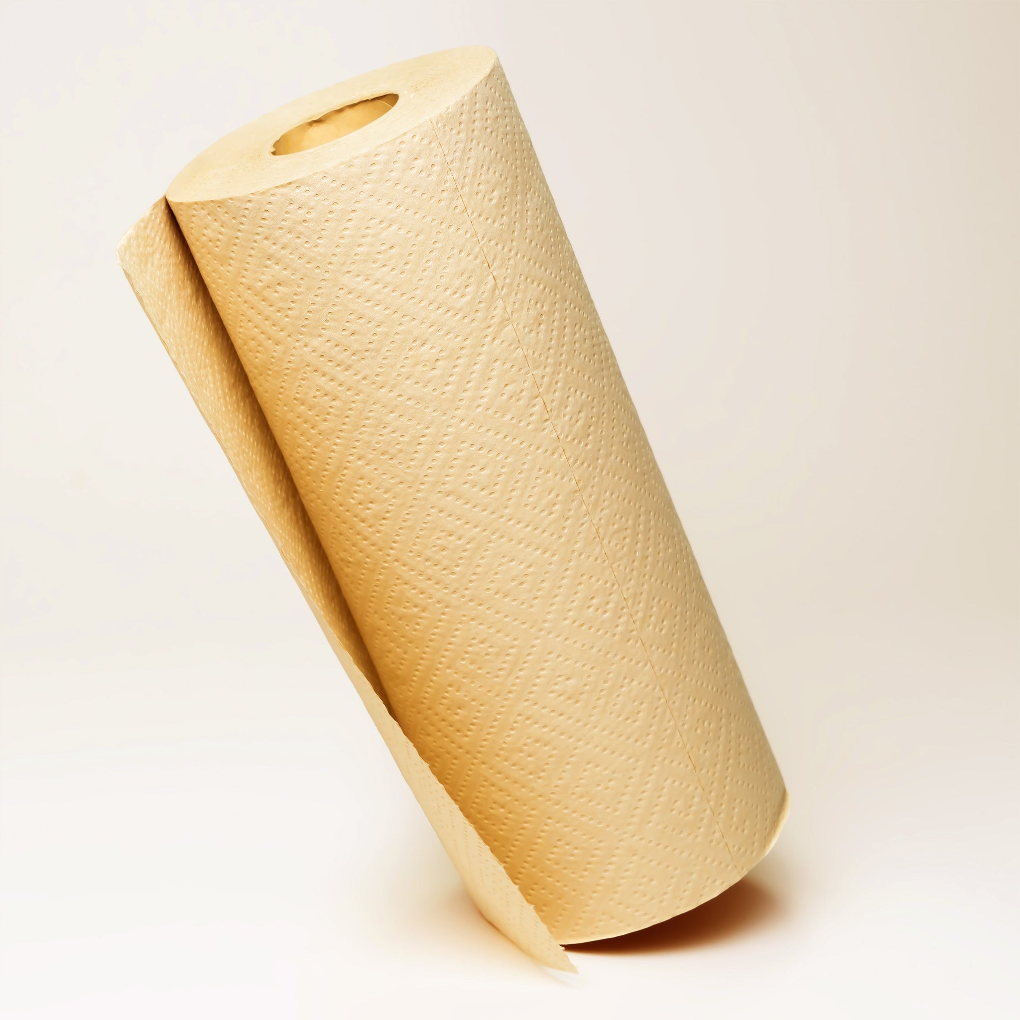 Bamboo Paper Towel, Natural Embossed Sample – Rustic Strength