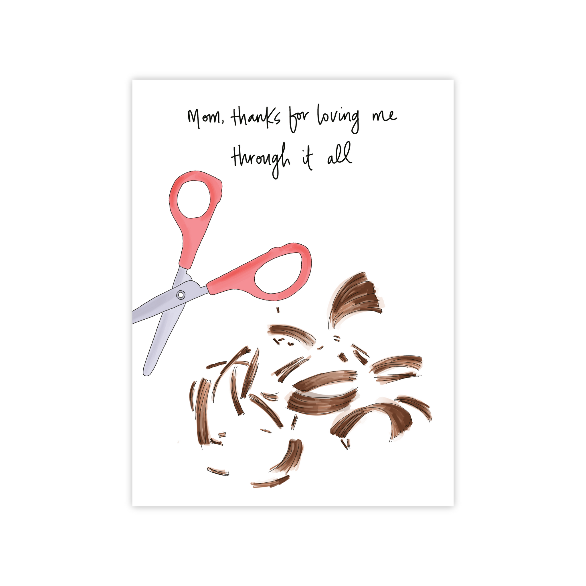 You Love Me Through It All Greeting Card | Lemon Lines
