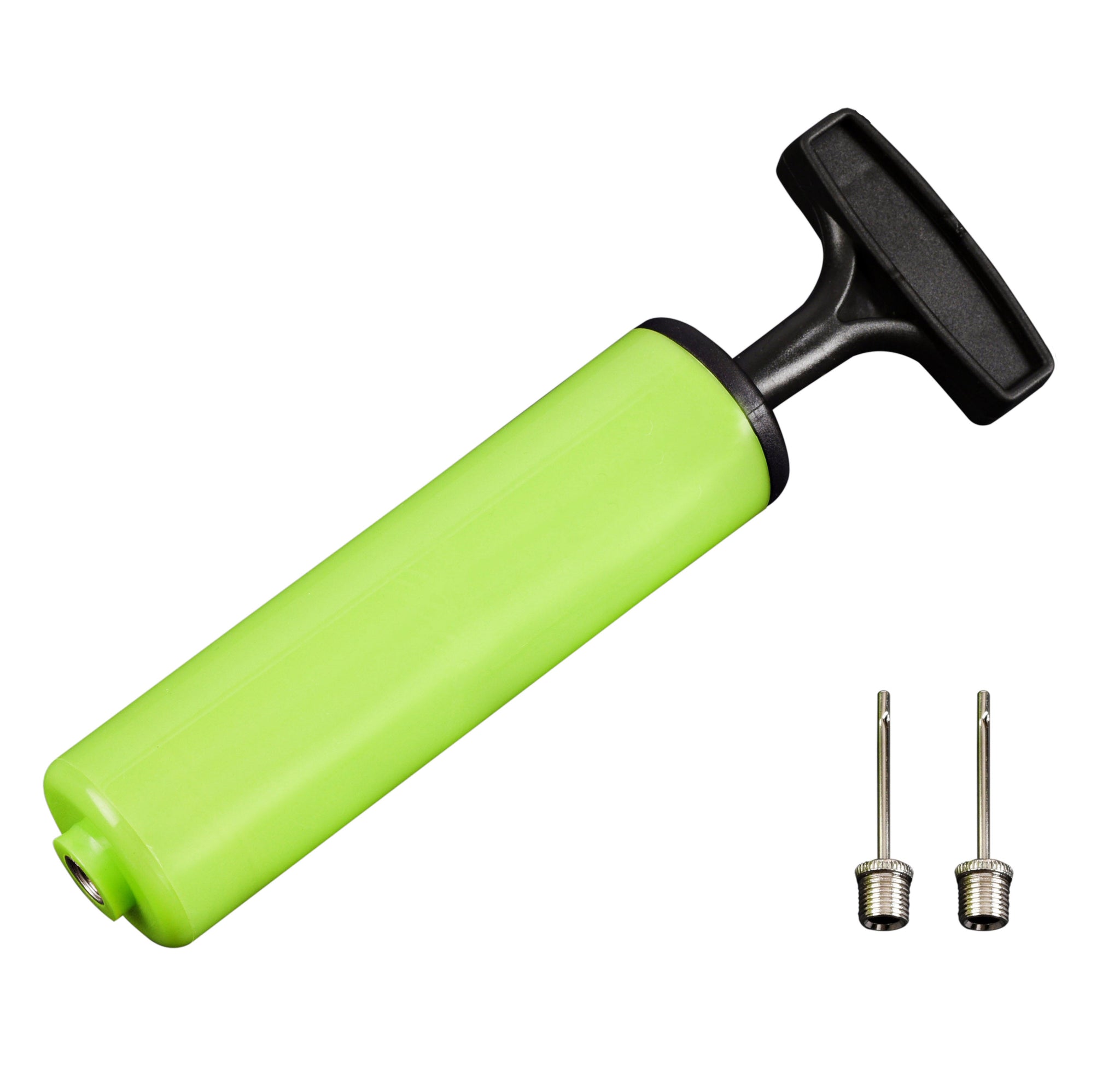 Ball Pump - Lime Green Hand Pump With 2 Needles - New Bounce