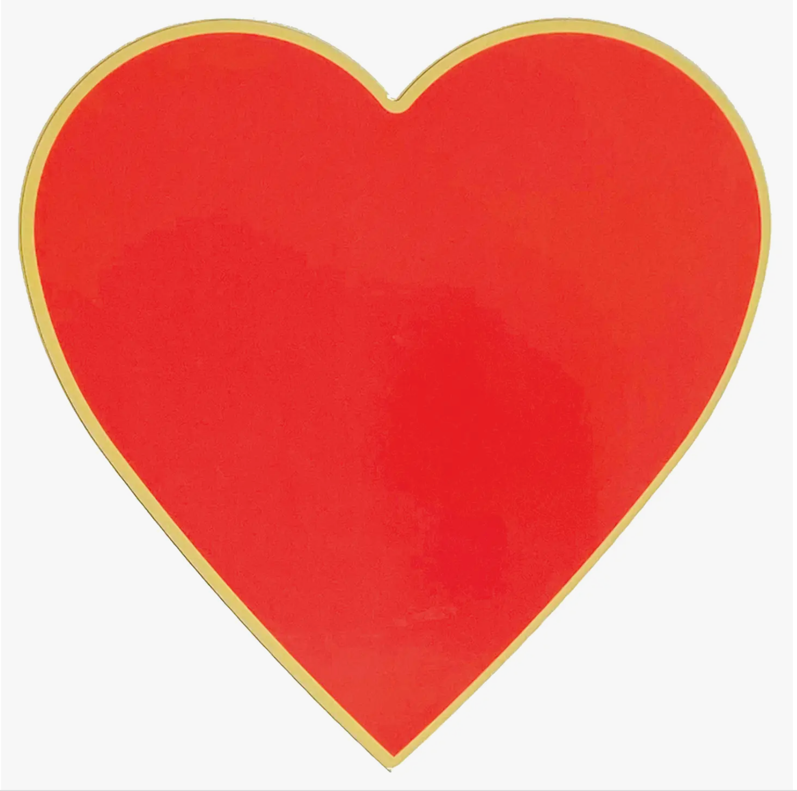 Red Heart Party Plates For Valentine's Day | Kailo Chic