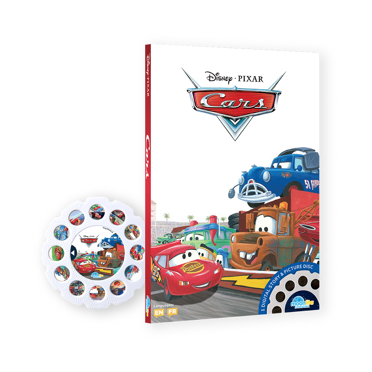 Moonlite Disney Pixar Cars Storytime Projector – Digital Book & Disc