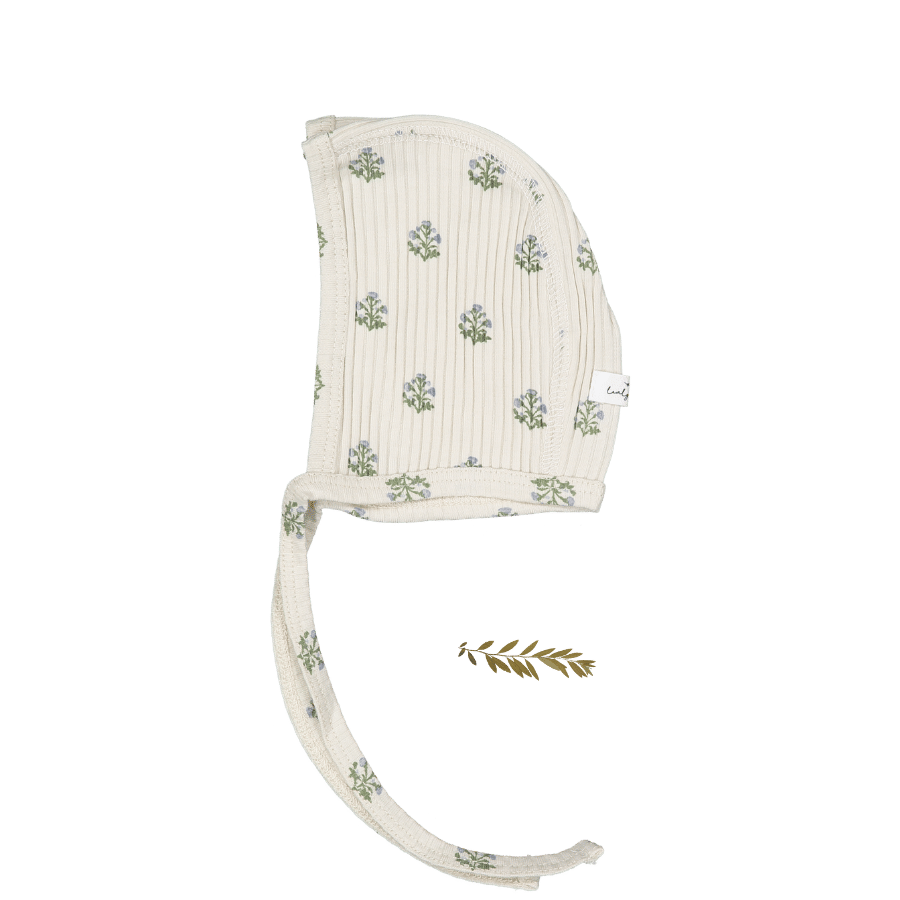 Lovely Littles Bonnet - Zara Blue Floral Print