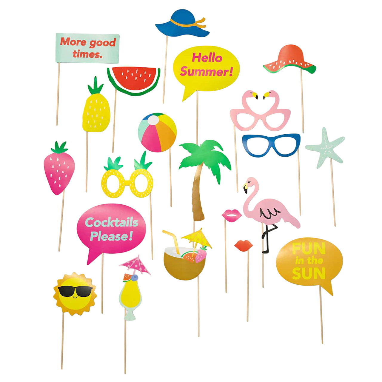 Coterie Sunny Days Photo Props for Kids' Parties