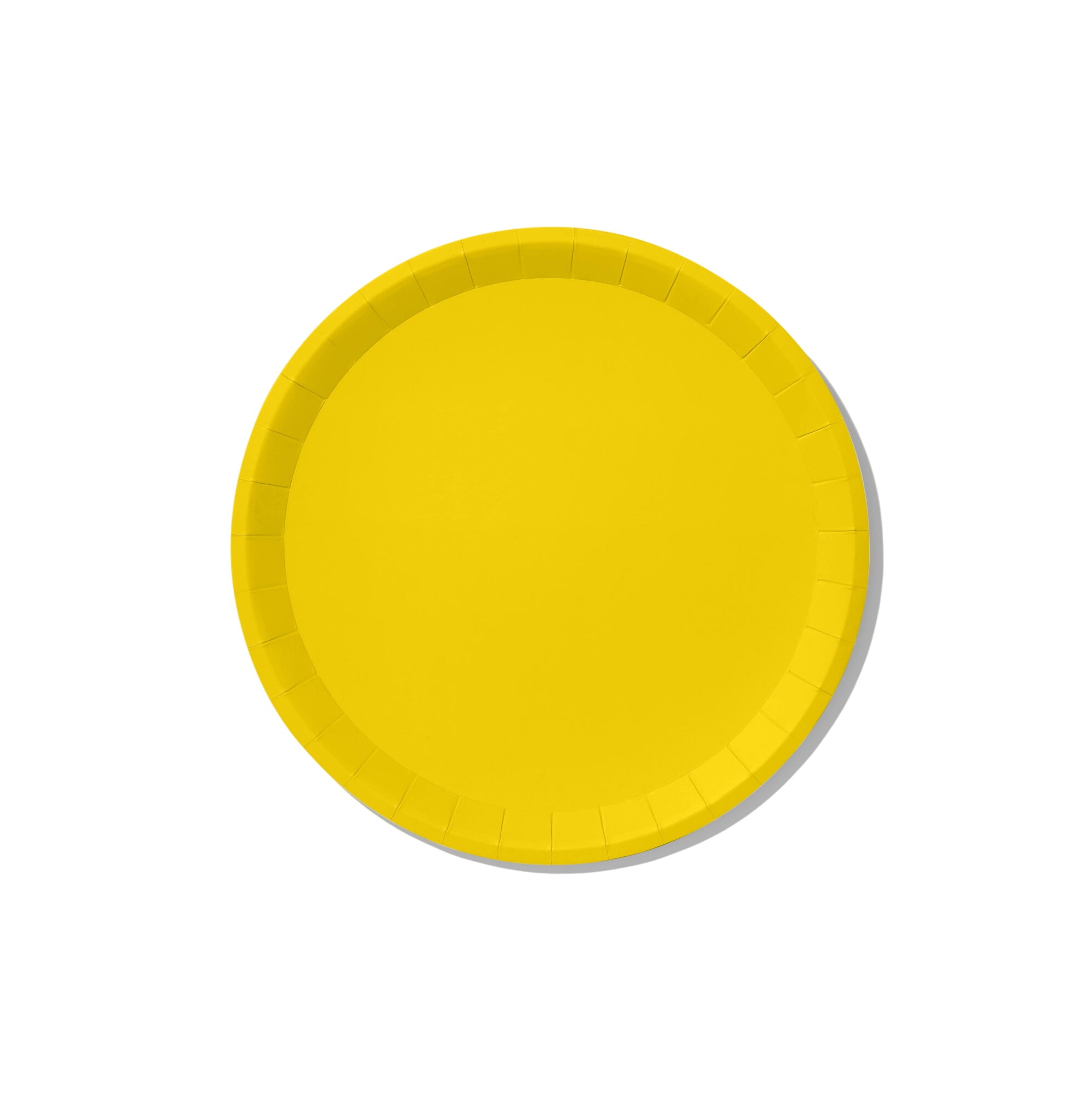Coterie Sunshine Yellow Party Plates | Classic Large Design