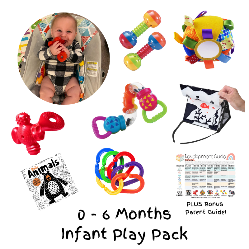 Discovery Toys Infant Play Pack - Sensory Toys for 0-6 Months