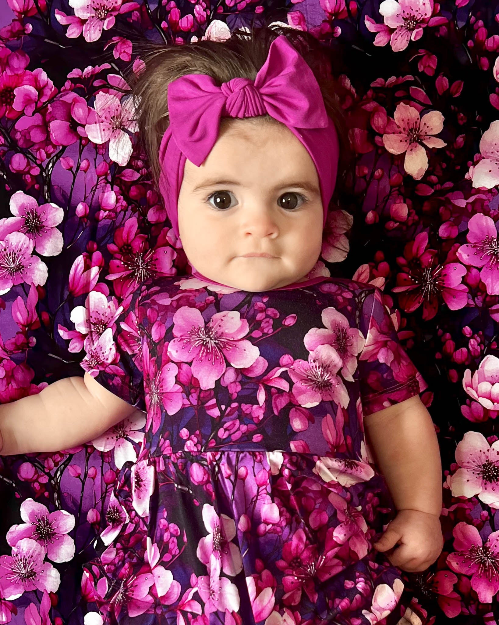 Little Popp Crew Mulberry Bamboo Headband Bow