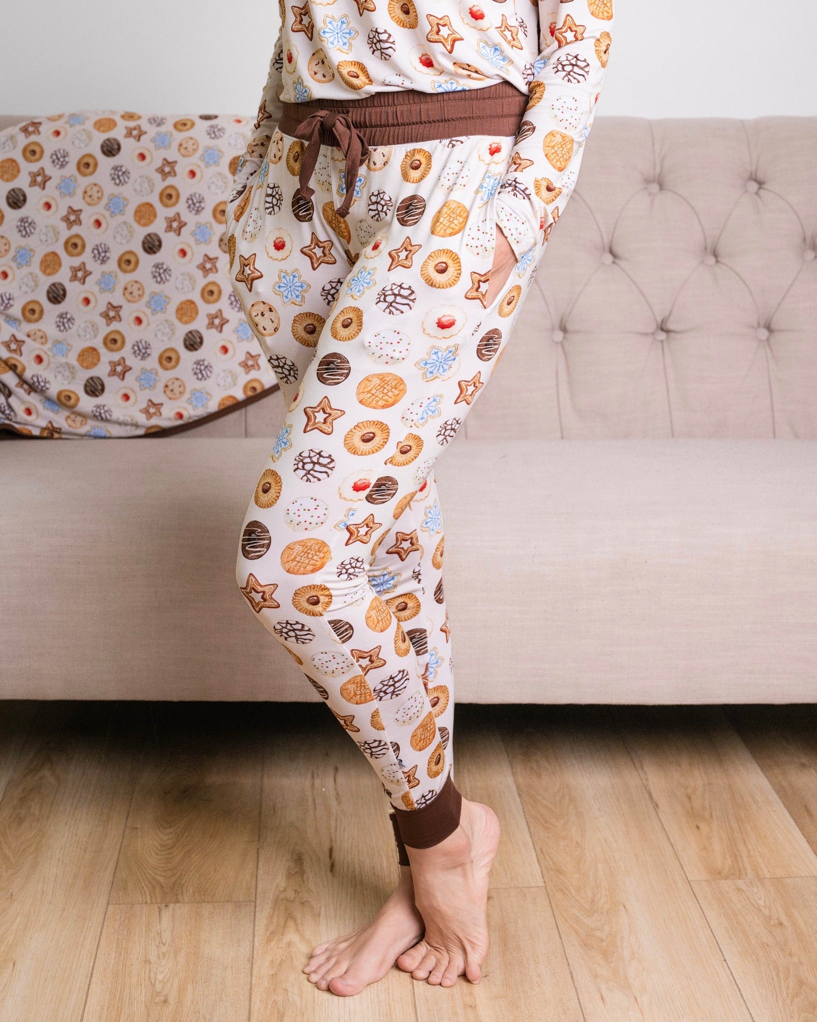 Little Popp Crew Cookie Swap Women's Bamboo Jogger Pajama Pants