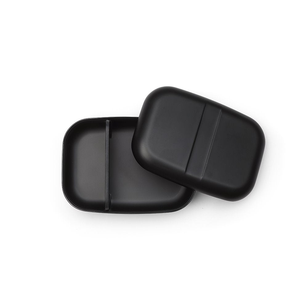 Ekobo Black Rectangular Bento Lunch Box for Kids