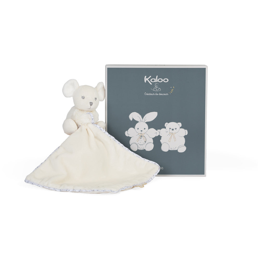 Kaloo Plush Toy - Soft Cream Bear & Security Blanket