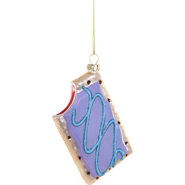 Cody Foster Wildberry Toaster Pastry Ornament – Purple Glitter Detail