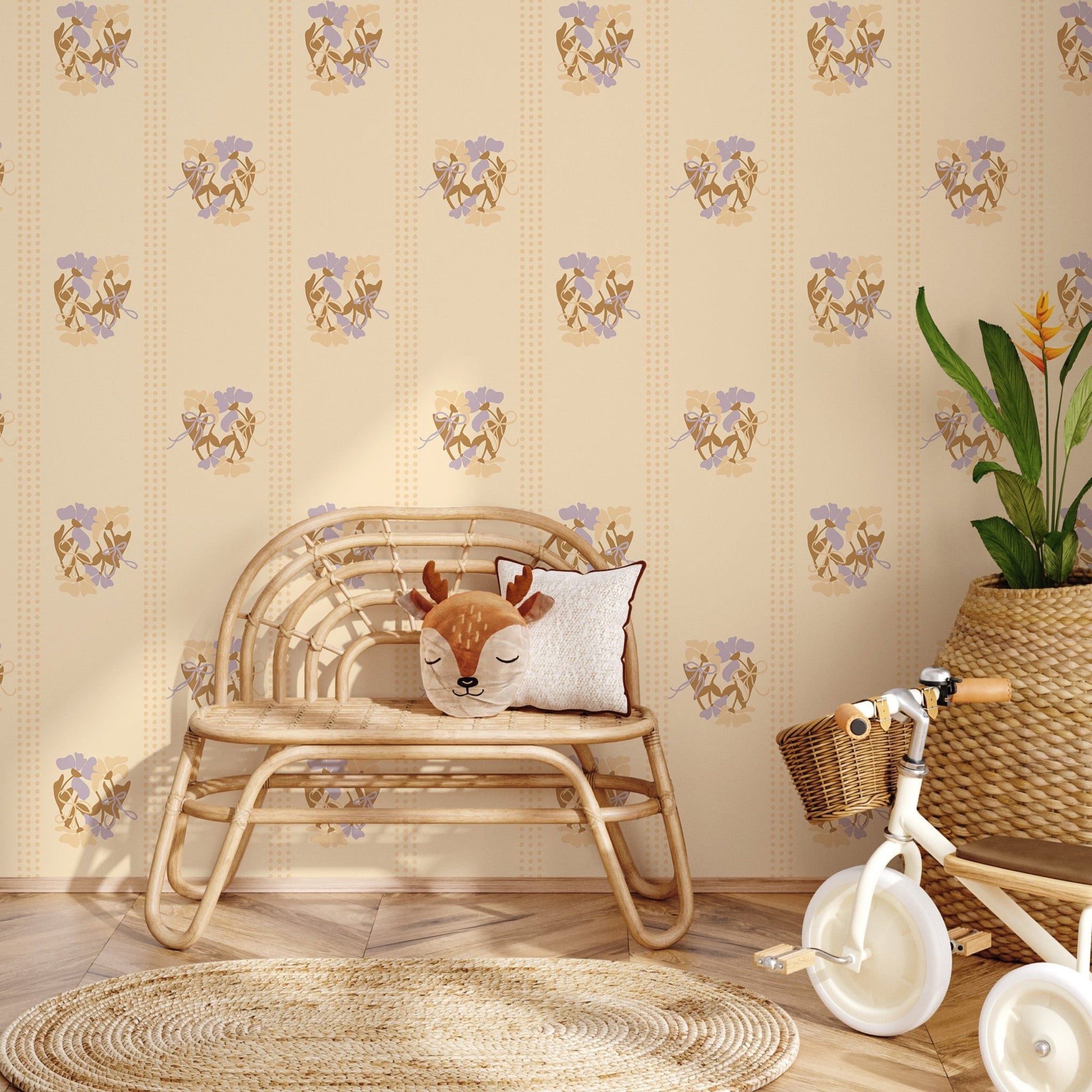 Loomwell Home Goods Kate Wallpaper | Floral Design