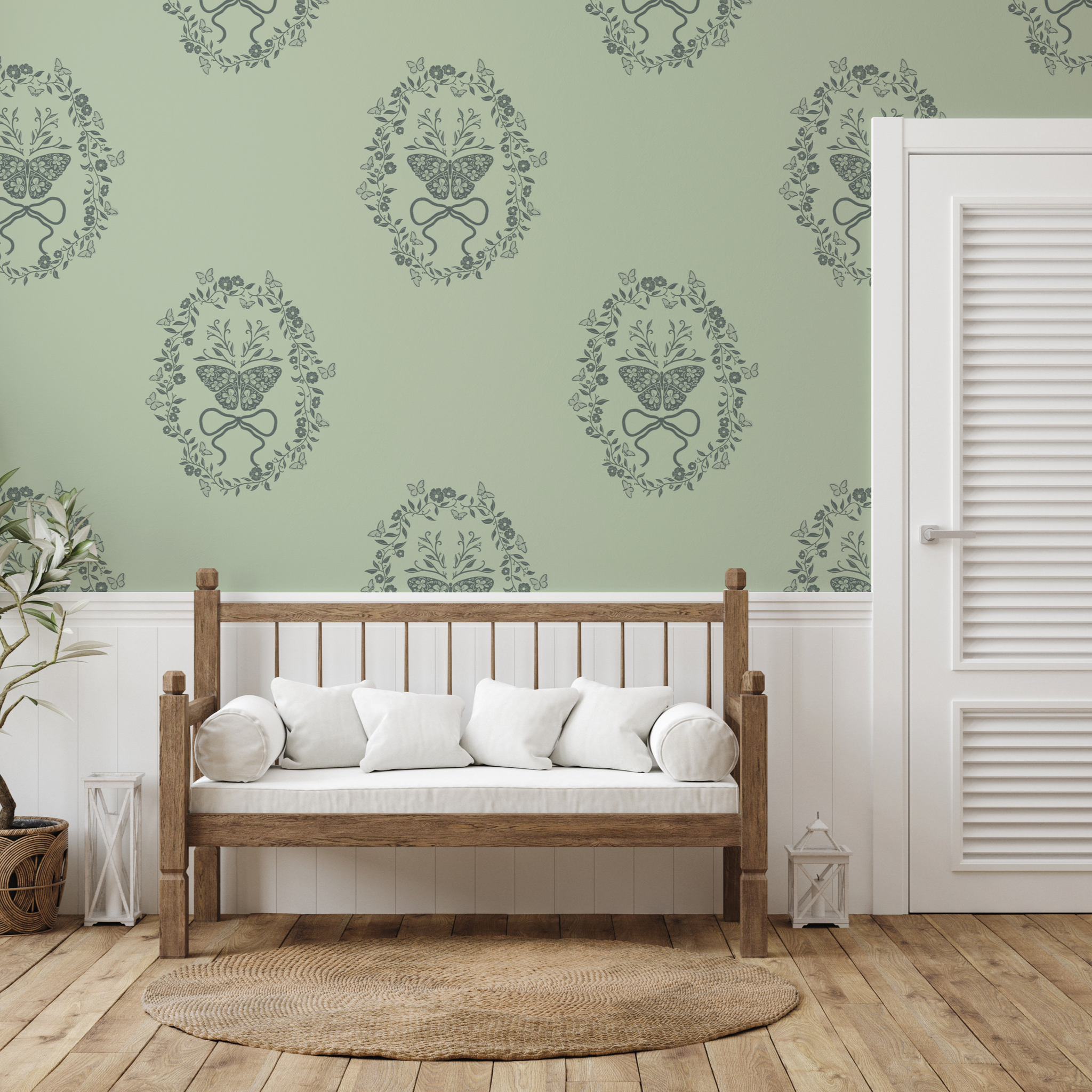 Mallory Wallpaper by Loomwell Home Goods | Floral Design