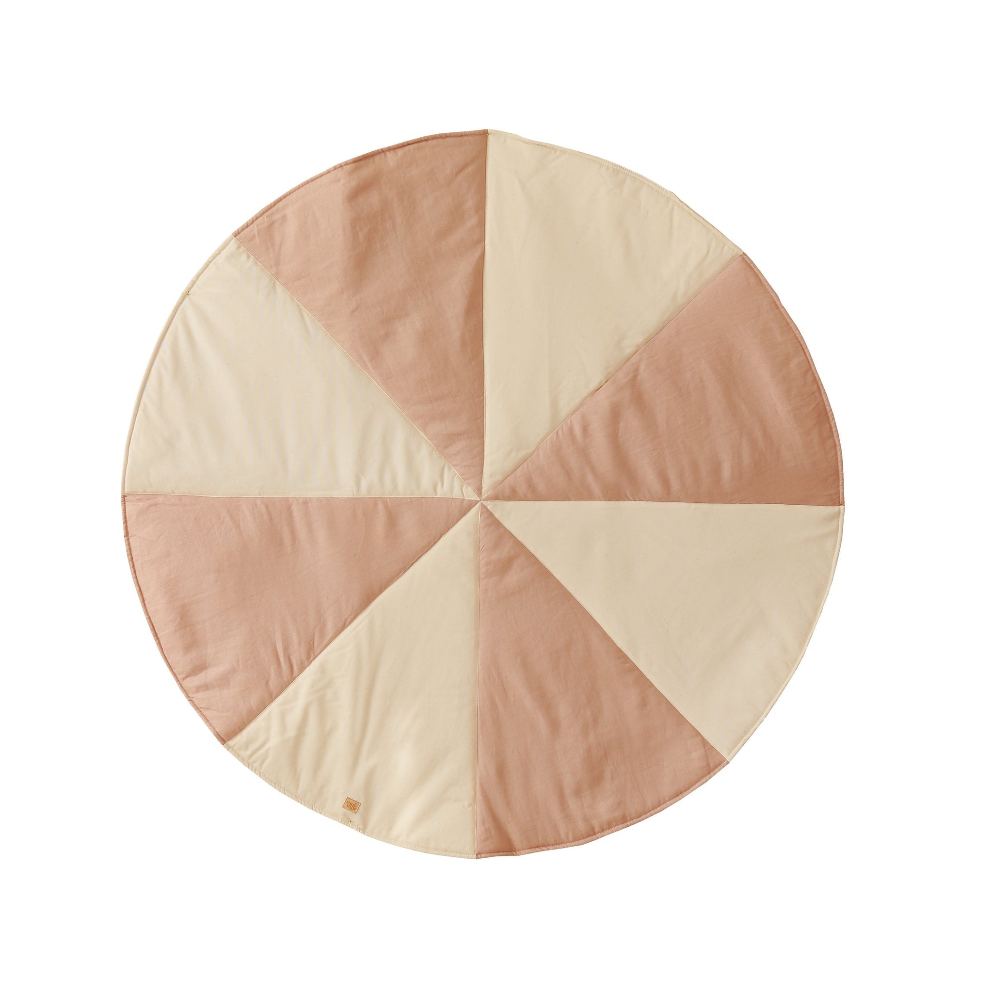 Baby Play Mat – Powder Candy Patchwork, Round Soft Mat | Moimili