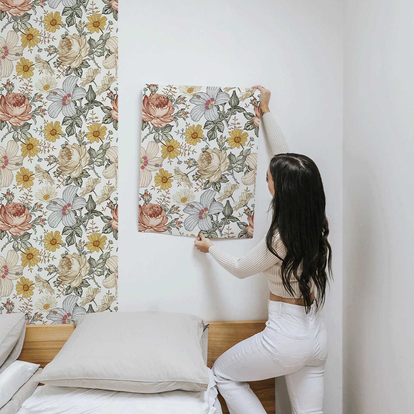 Prairie Floral Wallpaper | Urbanwalls - Floral Design